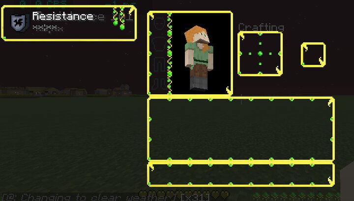 1.8.9 Emerald/Gold Inventory with transparent background Minecraft ...