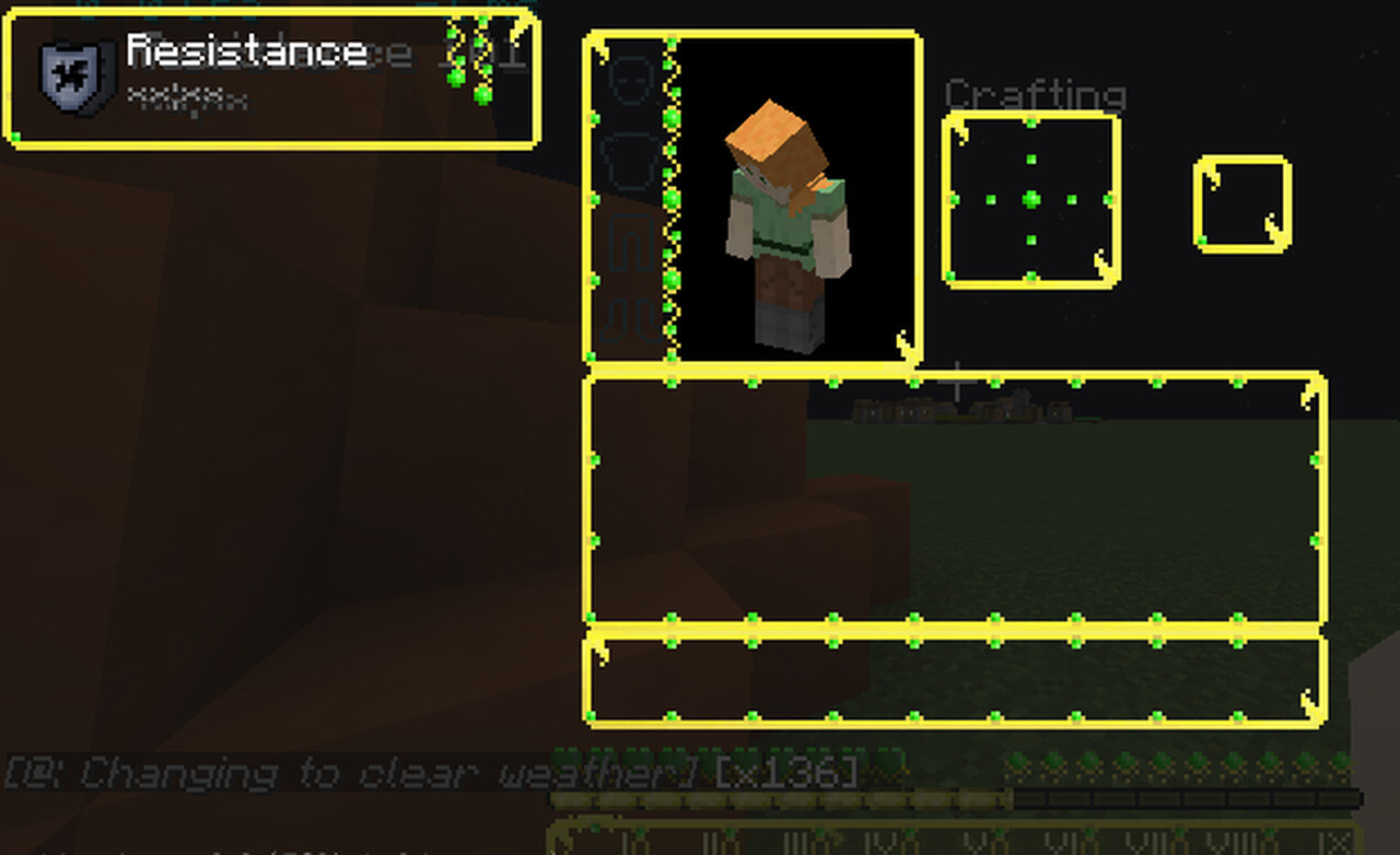 1.8.9 Emerald/Gold Inventory with transparent background Minecraft ...