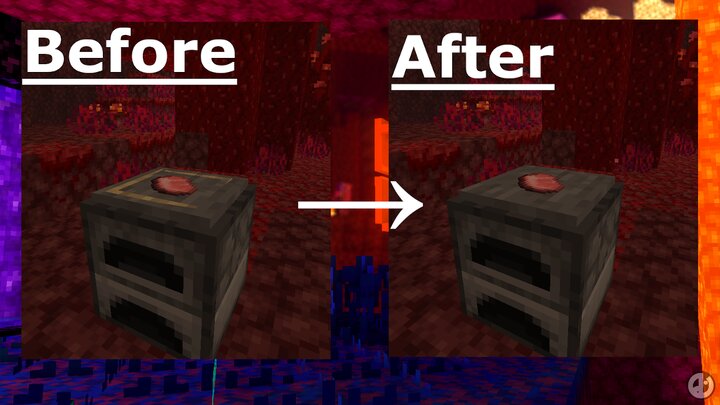 Fixing a bold frame Minecraft Texture Pack