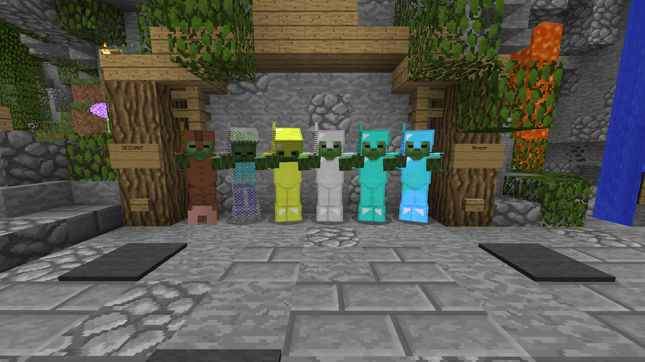 READ DESC. Lightning PvP - (1.8.9) - (RED/BLUE Diamonds 32px PvP PACK ...