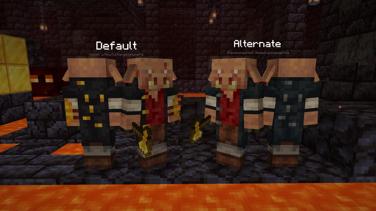 Piglins Plus v1.2 Minecraft Texture Pack