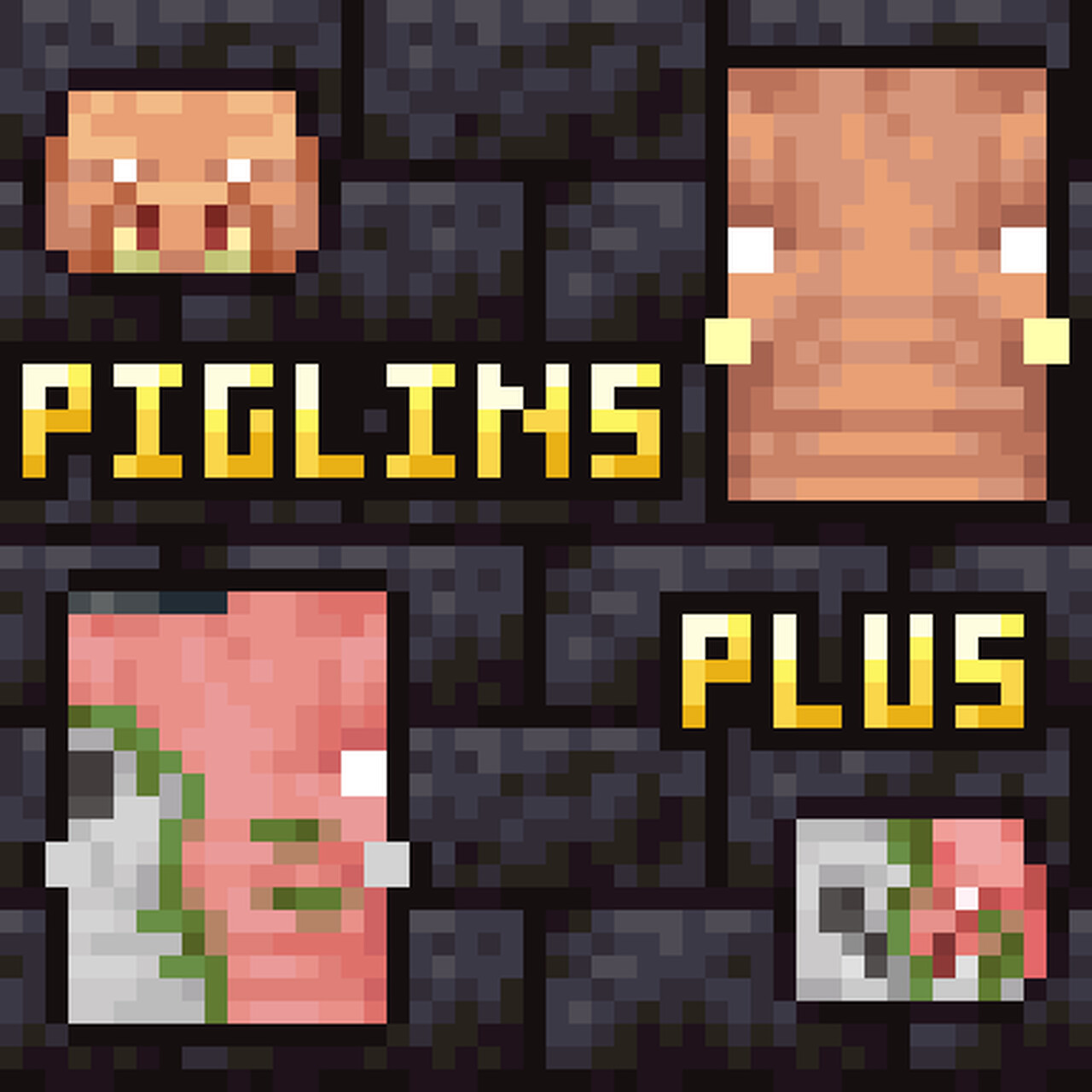Piglins Plus v1.2 Minecraft Texture Pack
