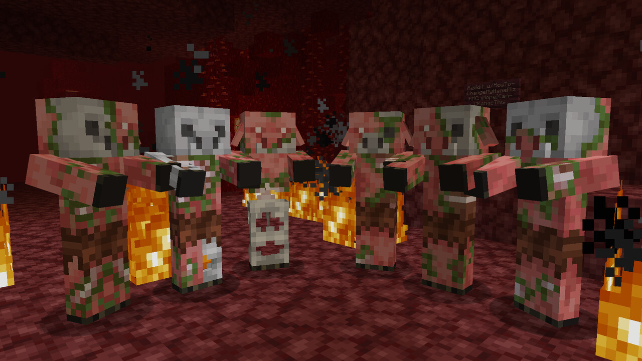 Piglins Plus v1.2 Minecraft Texture Pack