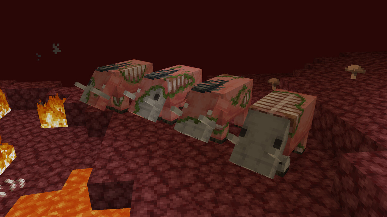 Piglins Plus v1.2 Minecraft Texture Pack