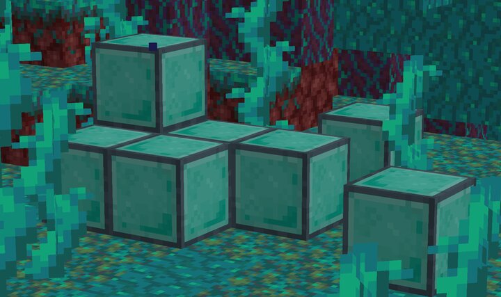 Warped Netherite Minecraft Texture Pack