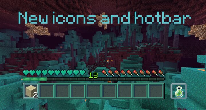 Warped GUI Minecraft Texture Pack