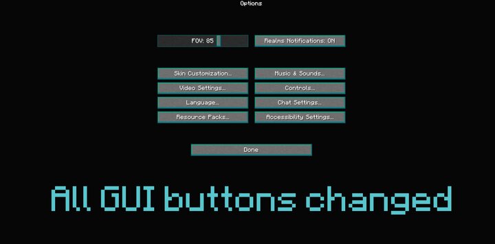 Warped GUI Minecraft Texture Pack