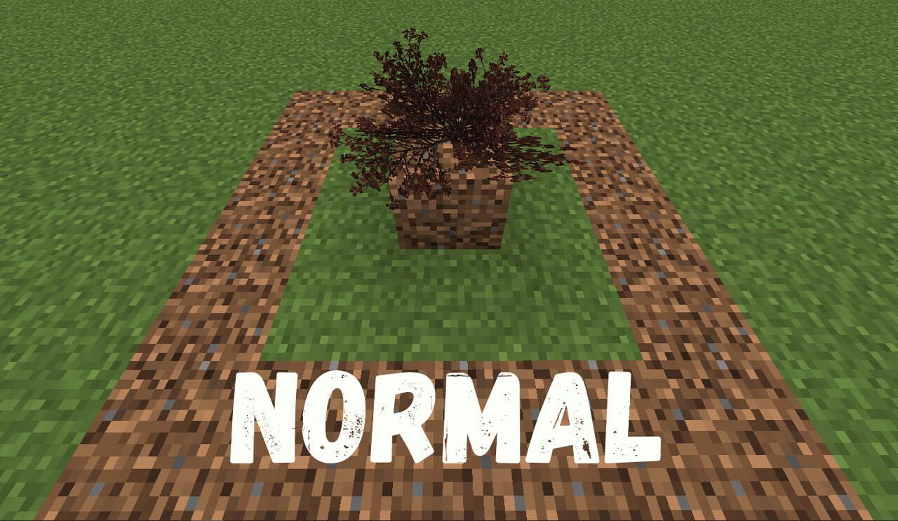 Realistic dead bush! Minecraft Texture Pack