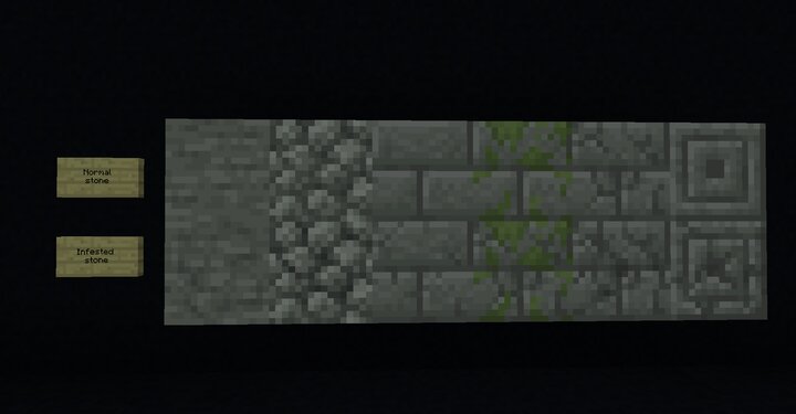 Better Infested Stone Minecraft Texture Pack