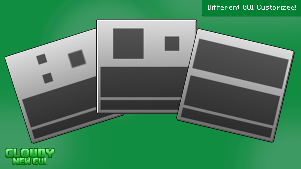 Cloudy's New GUI Minecraft Texture Pack