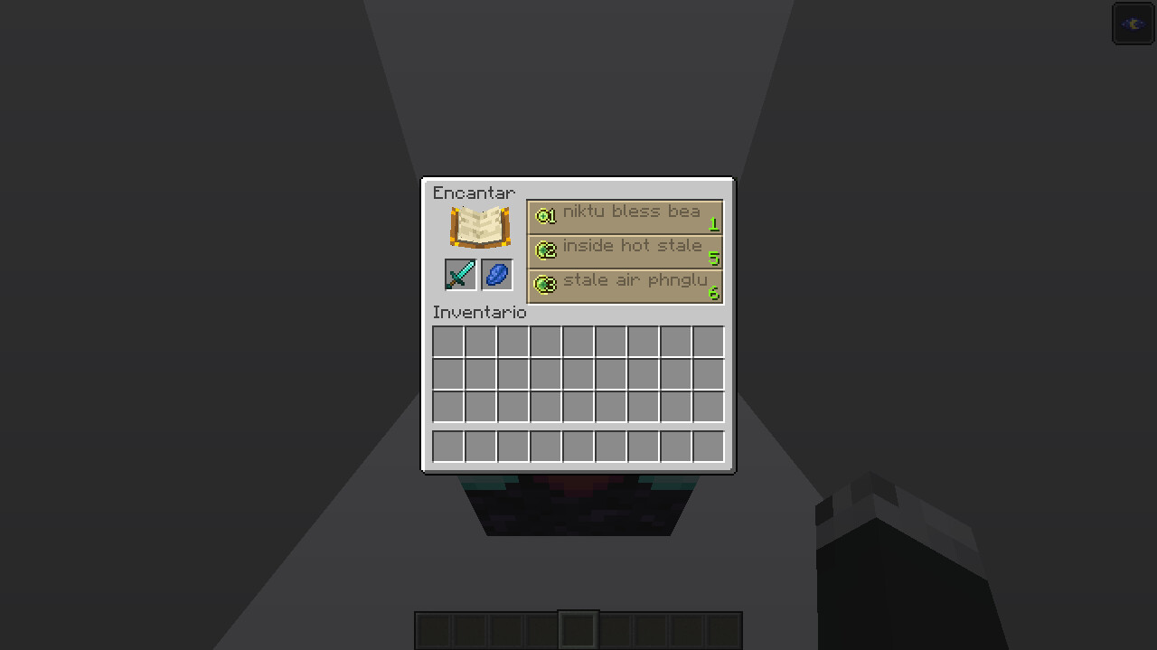 Enchanting table to Latin (1.15.x - 1.17.x) Minecraft Texture Pack