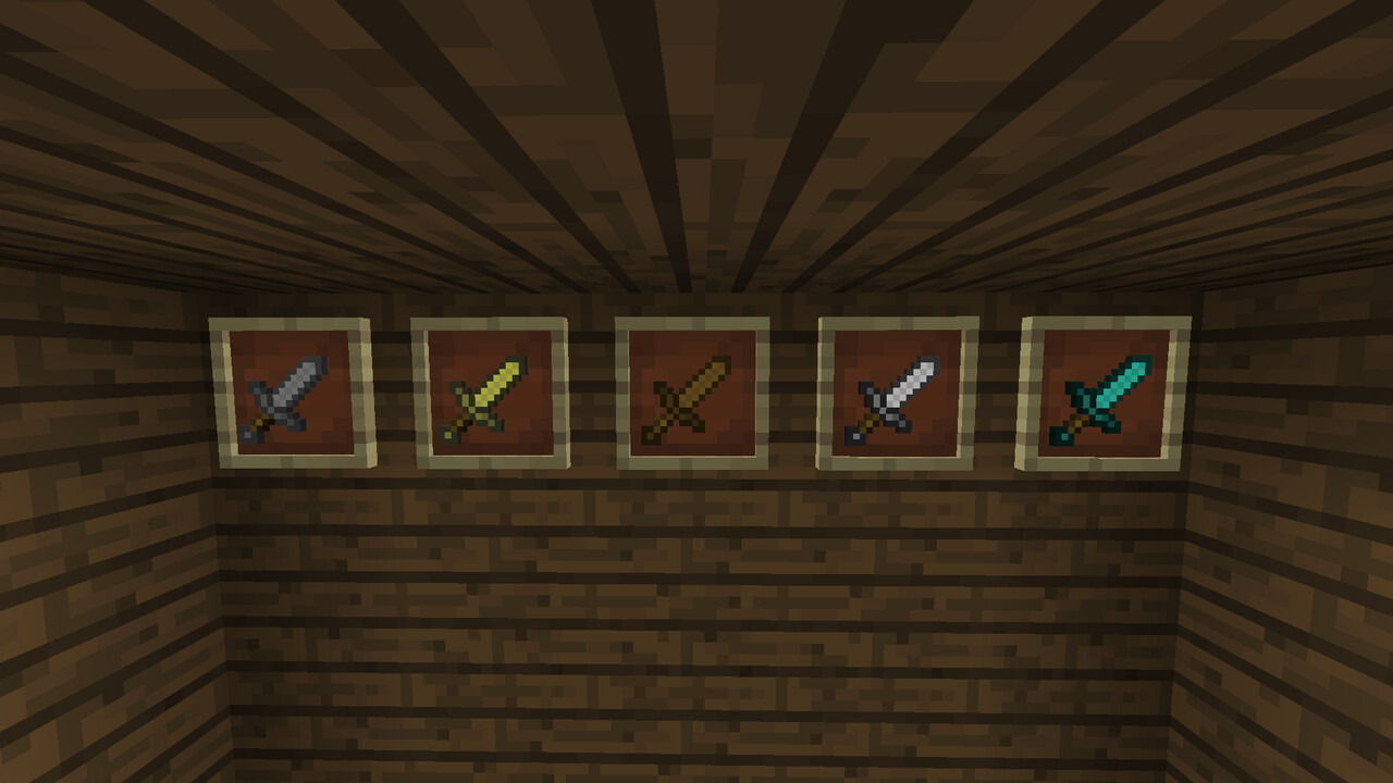 default short sword + low fire Minecraft Texture Pack