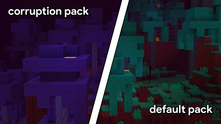 Corruption in Minecraft Minecraft Texture Pack