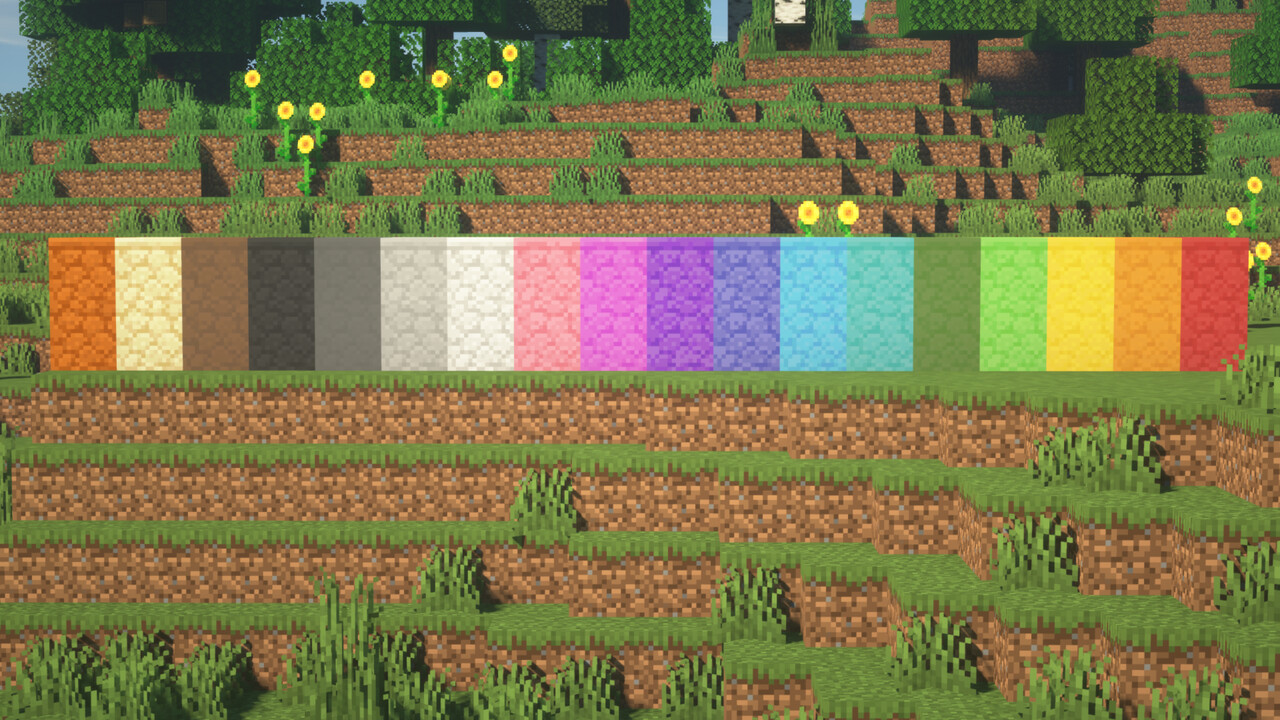 Colored Sandstone! Minecraft Texture Pack