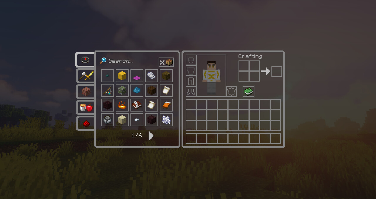 Clear GUI! (Light) [1.15-1.18.1] Minecraft Texture Pack