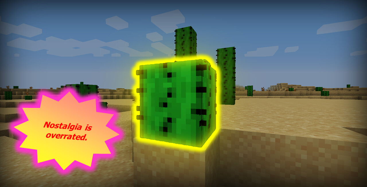 Old Cactus Minecraft Texture Pack