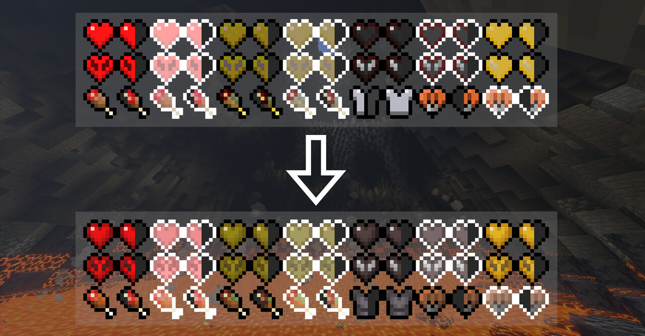 Storm's HUD Minecraft Texture Pack