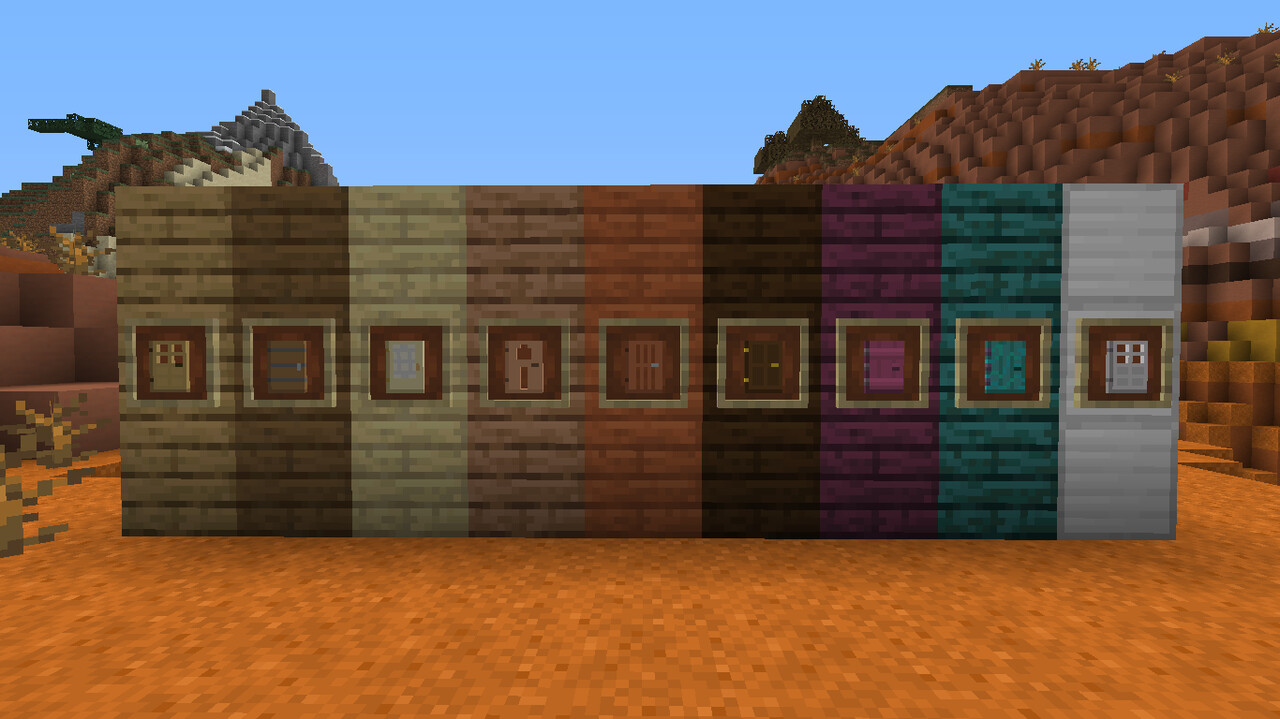 Better Colorful Doors Item Minecraft Texture Pack