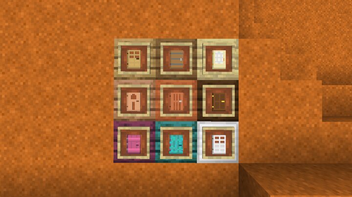 Better Colorful Doors Item Minecraft Texture Pack