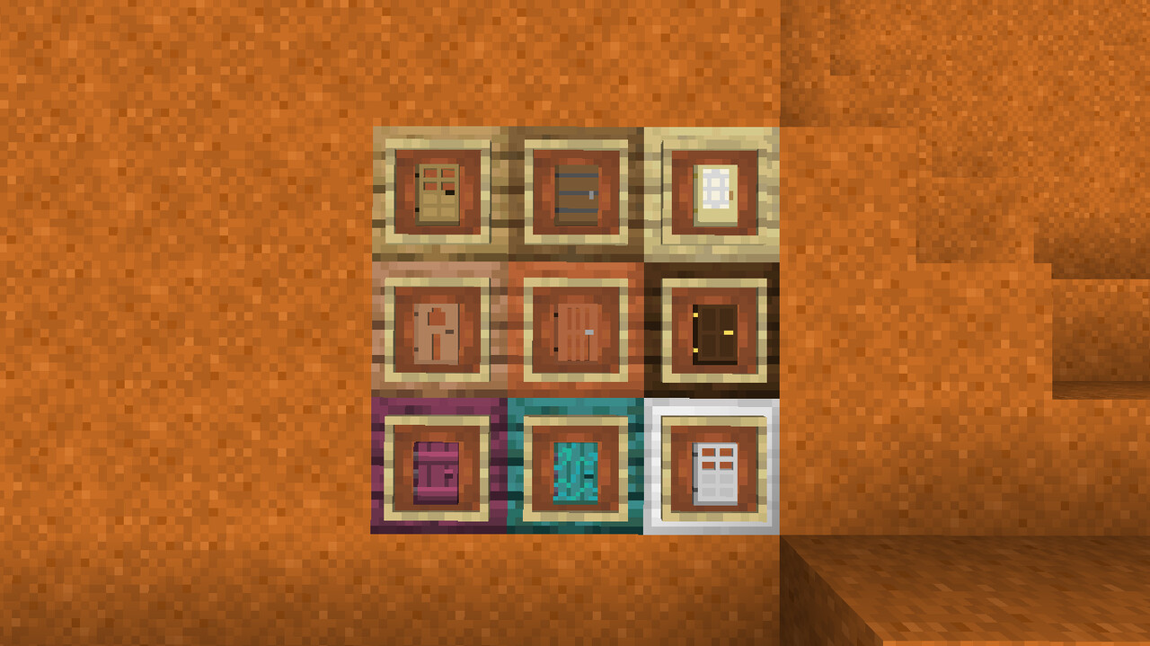 Better Colorful Doors Item Minecraft Texture Pack