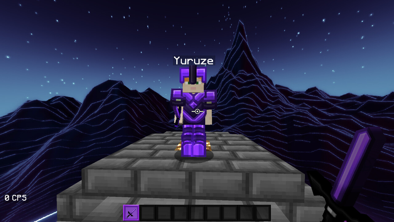 Synthwave V2 [PURPLE] 256x Minecraft Texture Pack