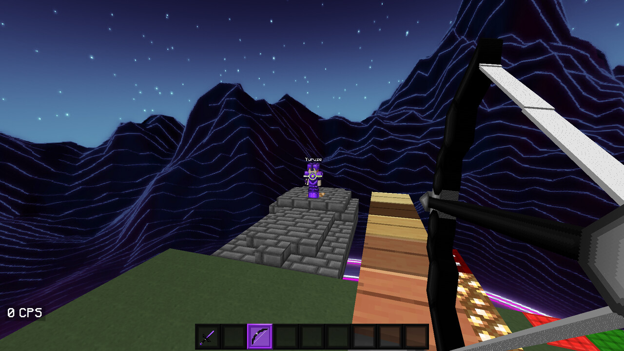 Synthwave V2 [PURPLE] 256x Minecraft Texture Pack