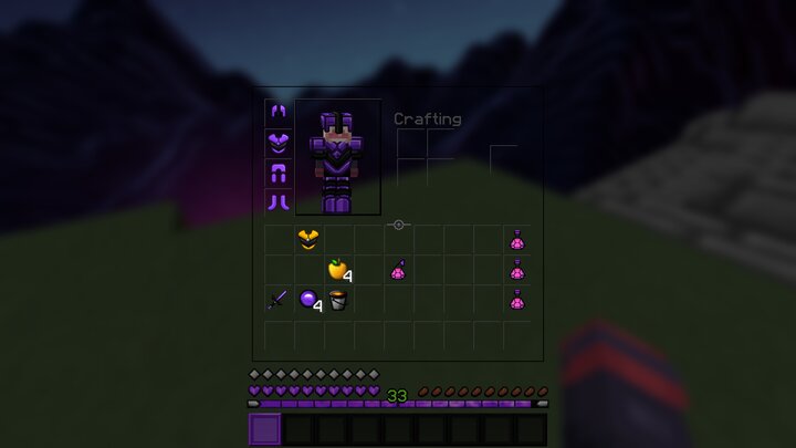 Synthwave V2 [PURPLE] 256x Minecraft Texture Pack