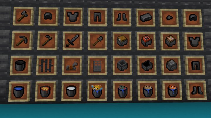 Dark Iron Minecraft Texture Pack