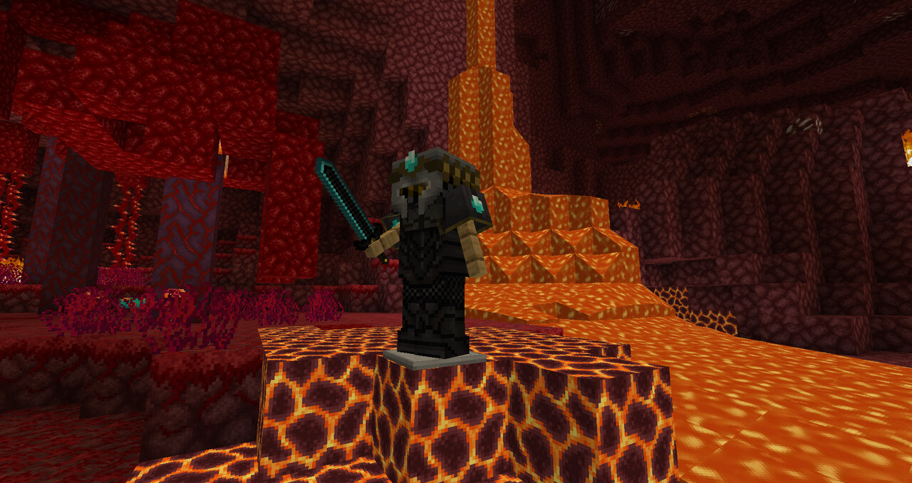 Netherite Style Armours Minecraft Texture Pack