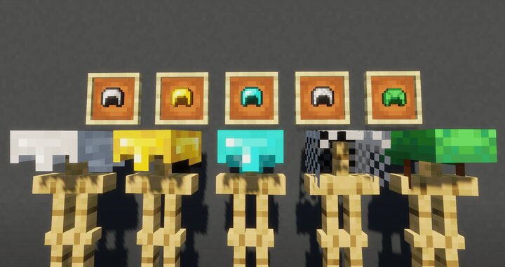 More Consistent Helmet Tweaks (Vanilla) Minecraft Texture Pack