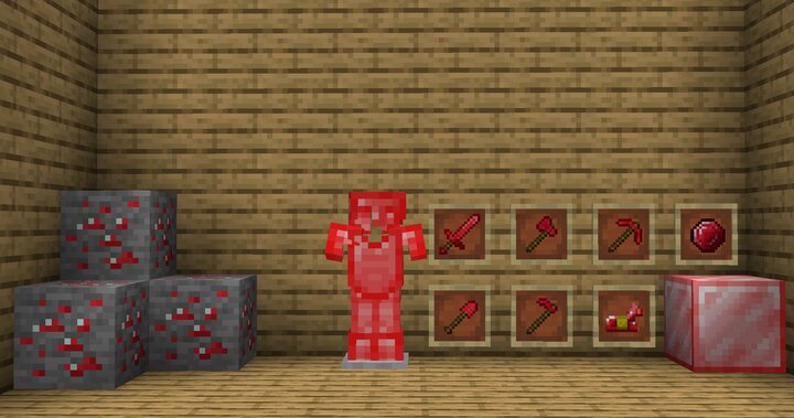 Diamonds to Rubies Minecraft Texture Pack