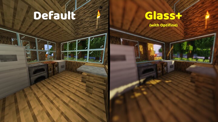 Glass+ Minecraft Texture Pack