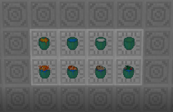 Oxidized Copper Buckets Minecraft Texture Pack