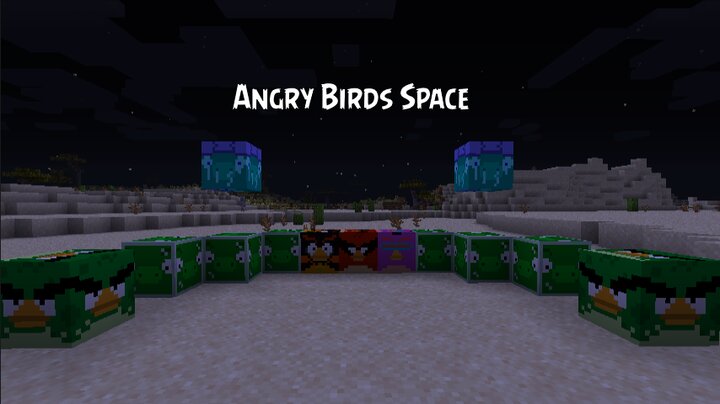 Angry Birds Space 1.15.2 Minecraft Texture Pack