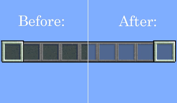 Clear hotbar Minecraft Texture Pack