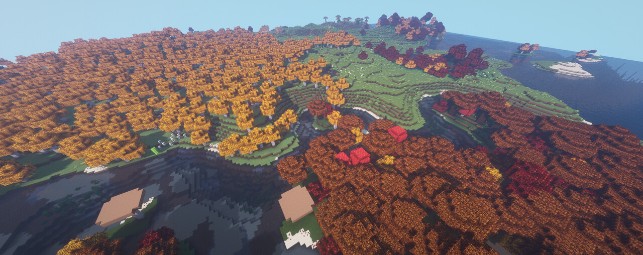 Just Upgrade It Fall Edition ADDON Minecraft Texture Pack