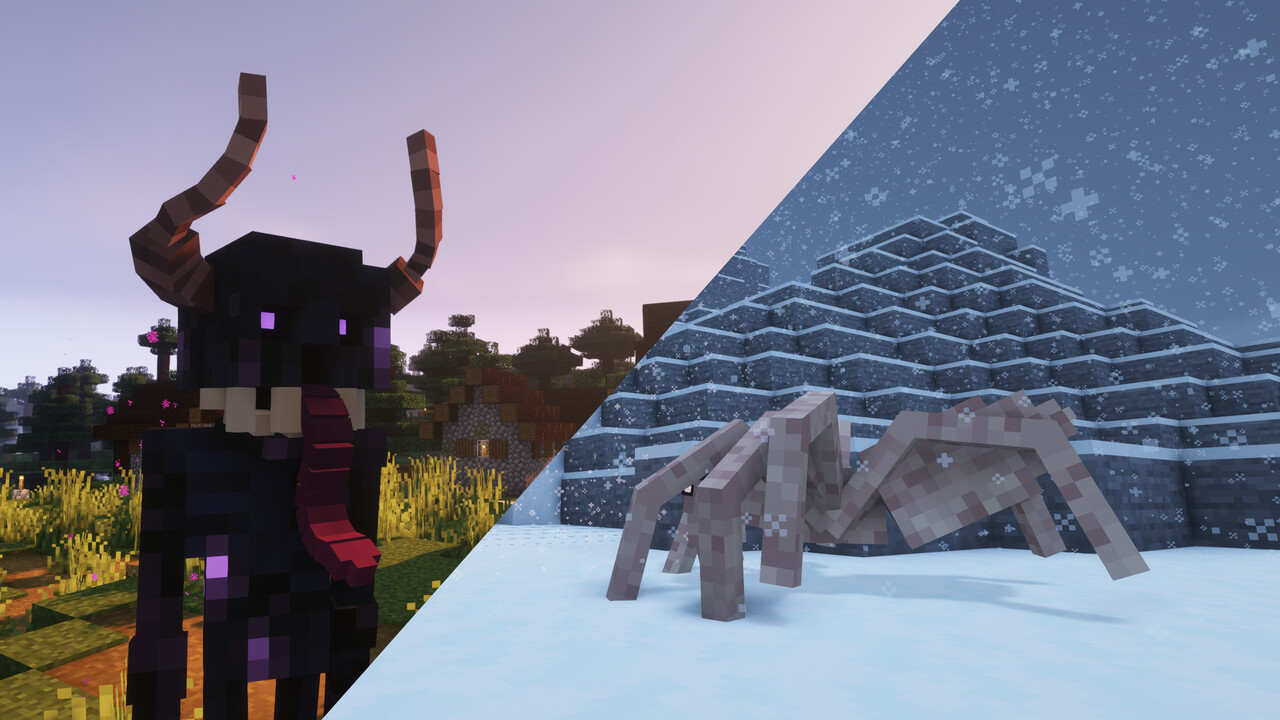 [OLD] Prunesgrove's Endermen & Spiders Minecraft Texture Pack
