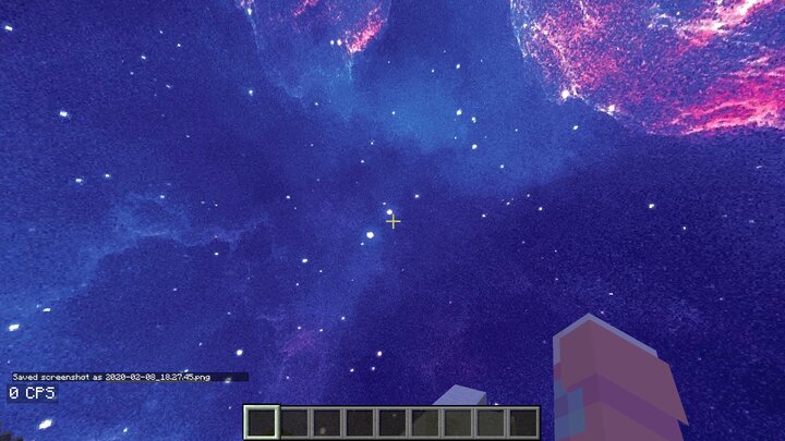 Starry Galaxy Overlay (custom sky overlay) Minecraft Texture Pack