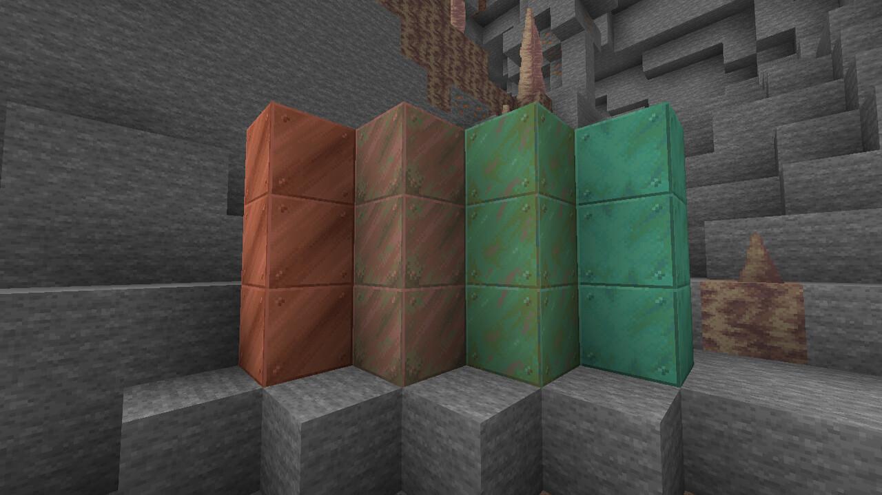 New Bolts Copper Blocks Minecraft Texture Pack