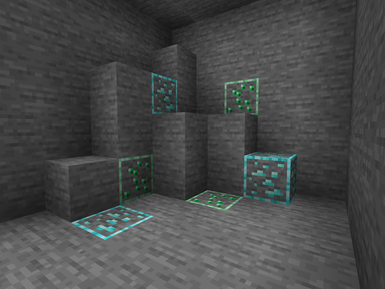 1.17 Ore Outline + new Budding Amethyst texture pack Minecraft Texture Pack