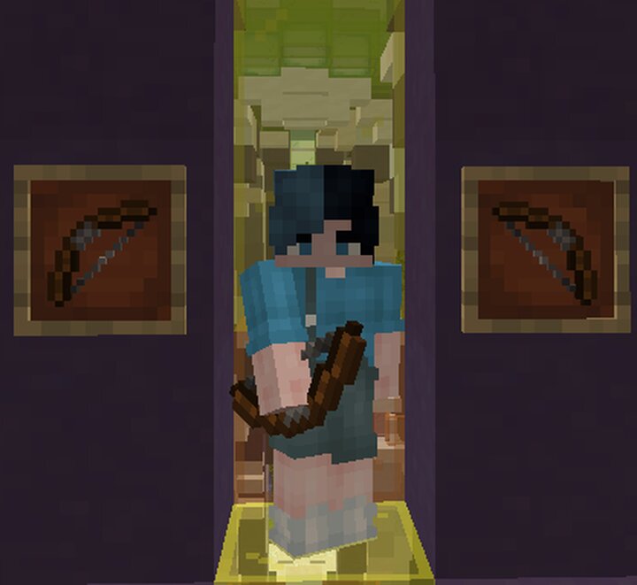 Bow with new COLORS Minecraft Texture Pack