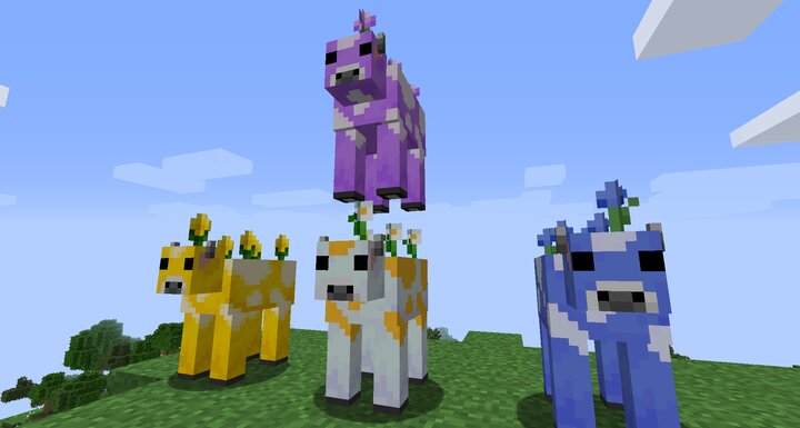 Mooblooms!!! OPTIFINE REQUIRED Minecraft Texture Pack