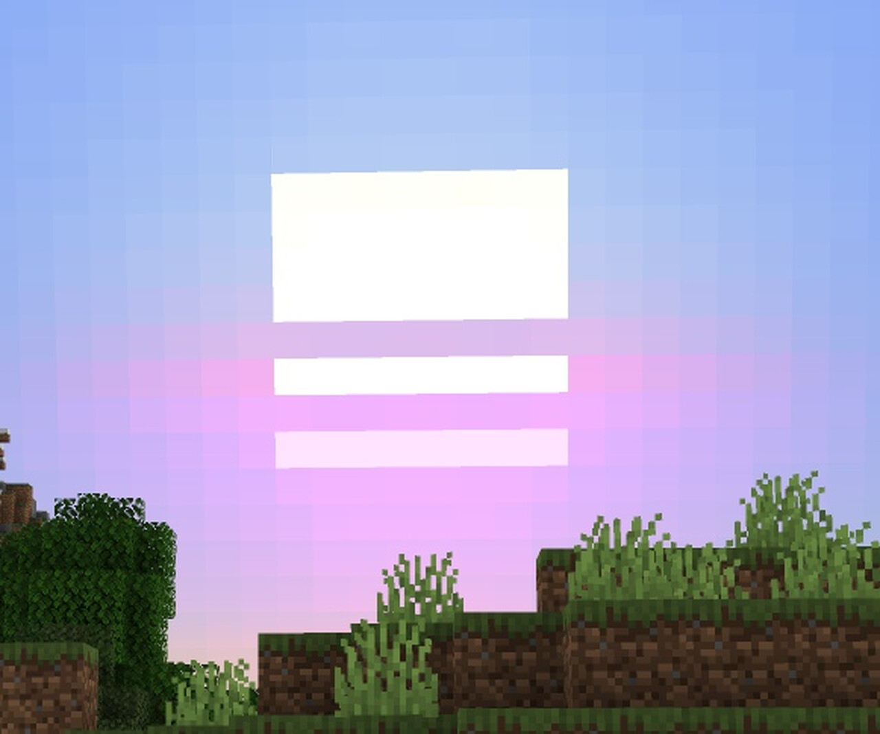 Retrowave sun and moon Minecraft Texture Pack