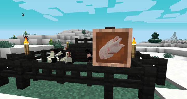 Realistic Raw Chicken - Реалистичная Сырая Курятина [1.14.4] [1024x1024 ...