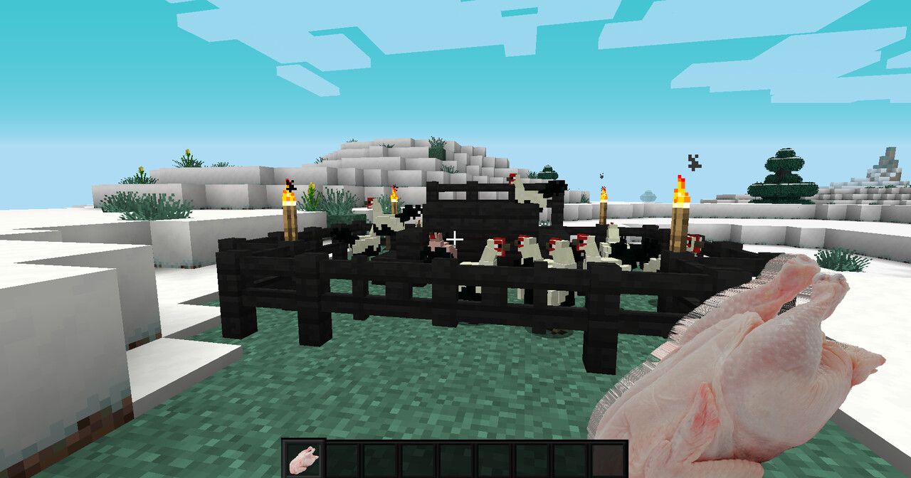 Realistic Raw Chicken - Реалистичная Сырая Курятина [1.14.4] [1024x1024 ...