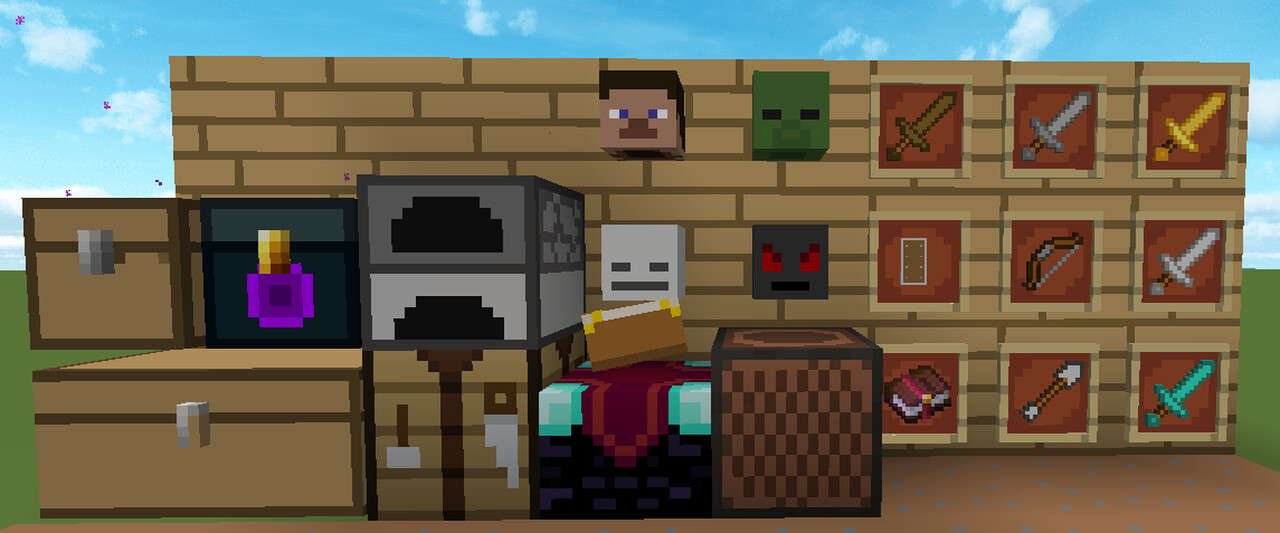 Simplified Default Minecraft Texture Pack