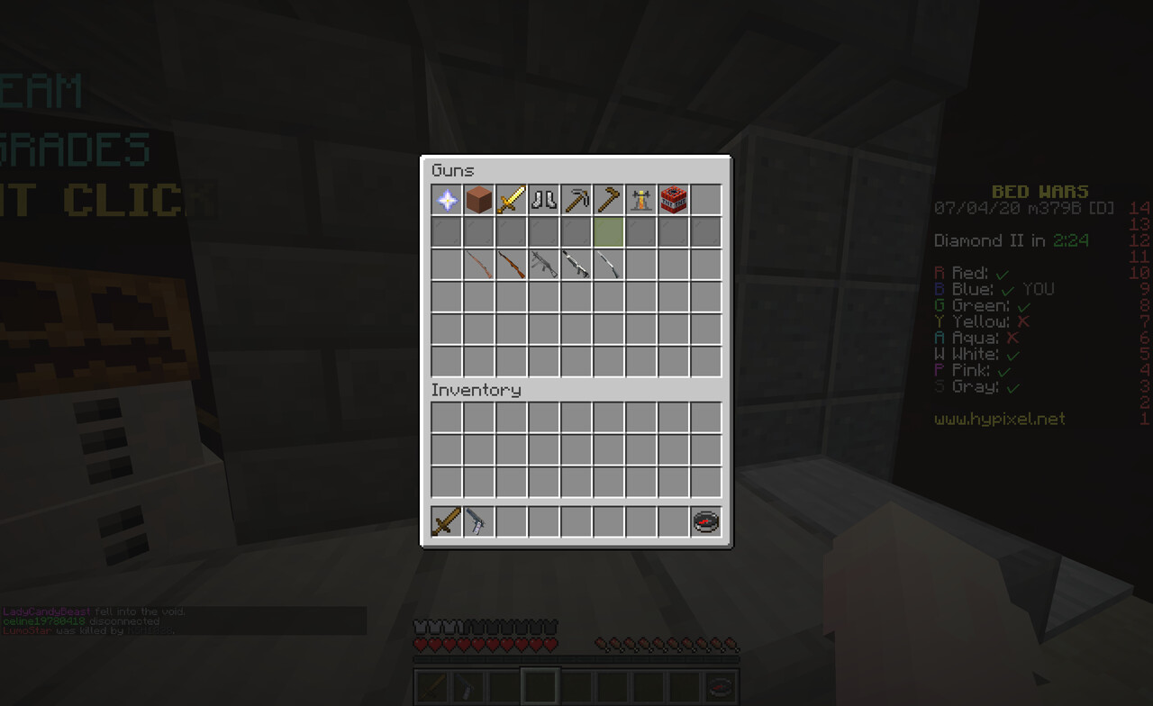 [Hypixel] Guns for Armed Bed Wars Minecraft Texture Pack