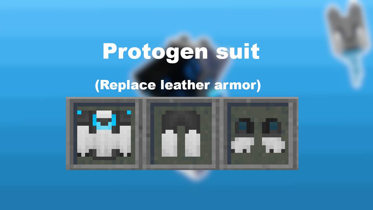 Protogen mask (+Fursuit) for Minecraft 1.15 - 1.16 Minecraft Texture Pack