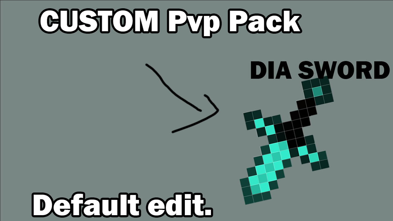 My custom pvp pack Minecraft Texture Pack