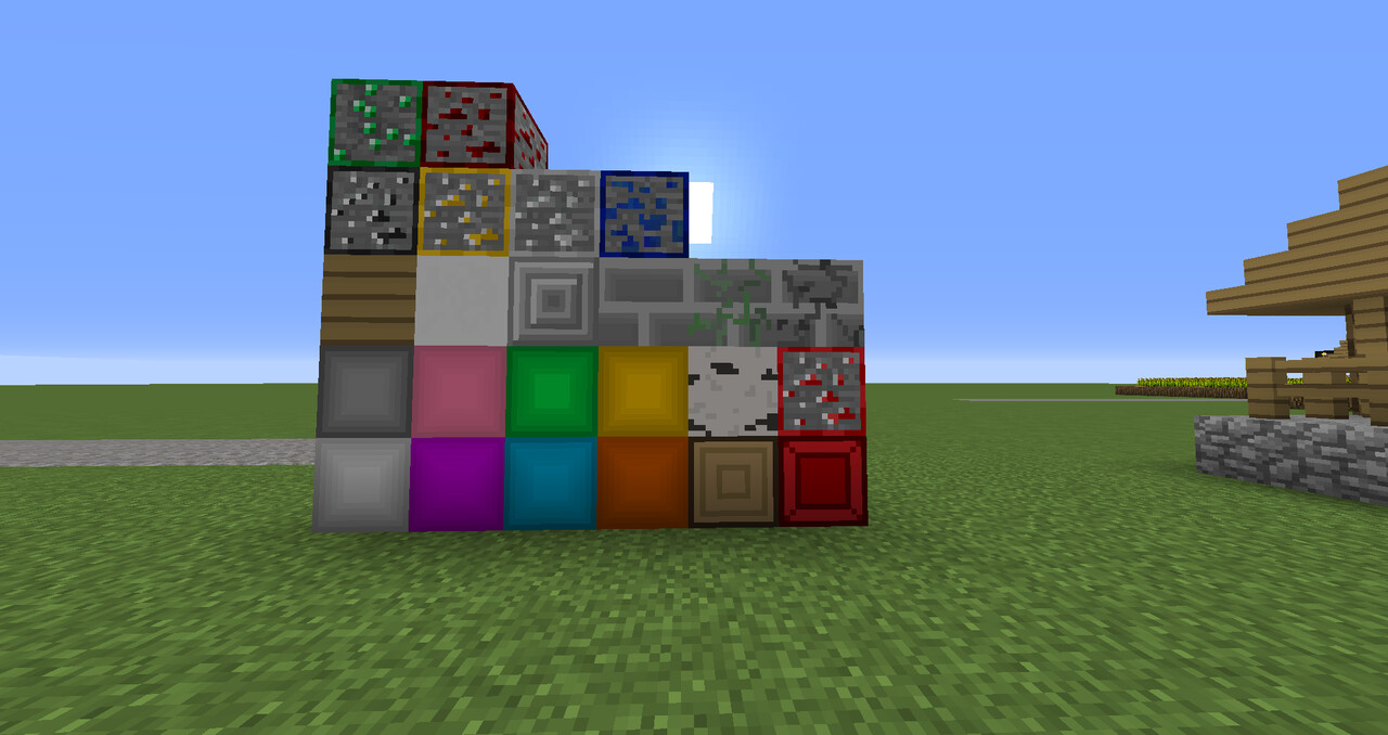 Red Diamonds + Clean & Saturated Textures Minecraft Texture Pack